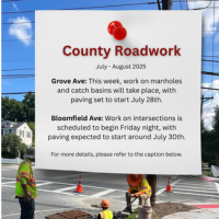 Township of Verona NJ - County Roadwork on Grove & Bloomfield Ave ...