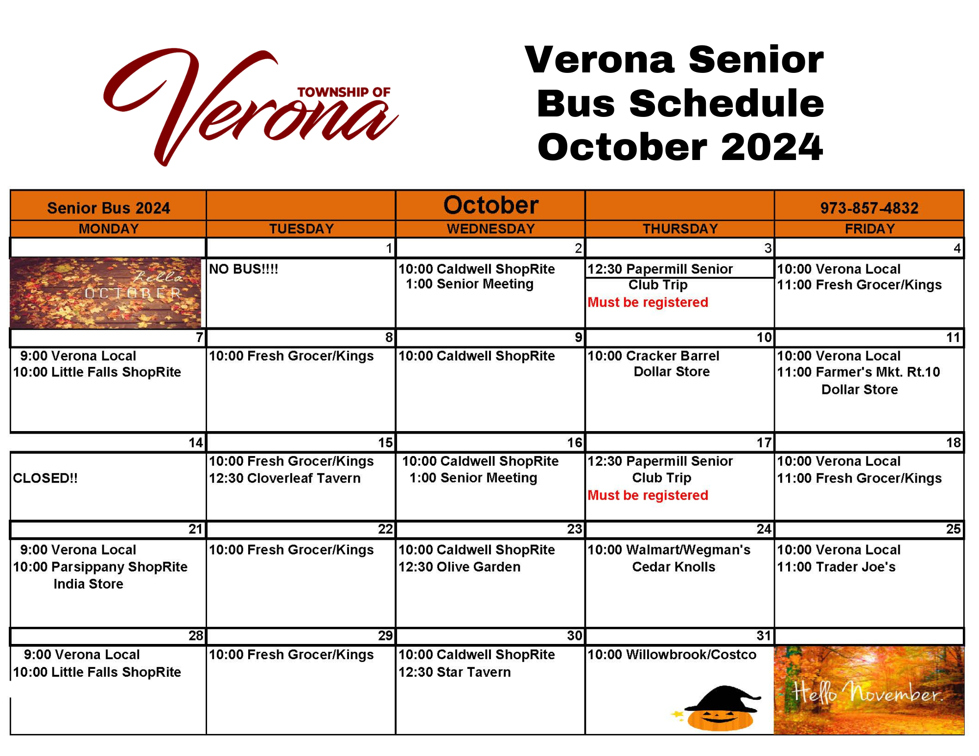 Township of Verona NJ - Seniors