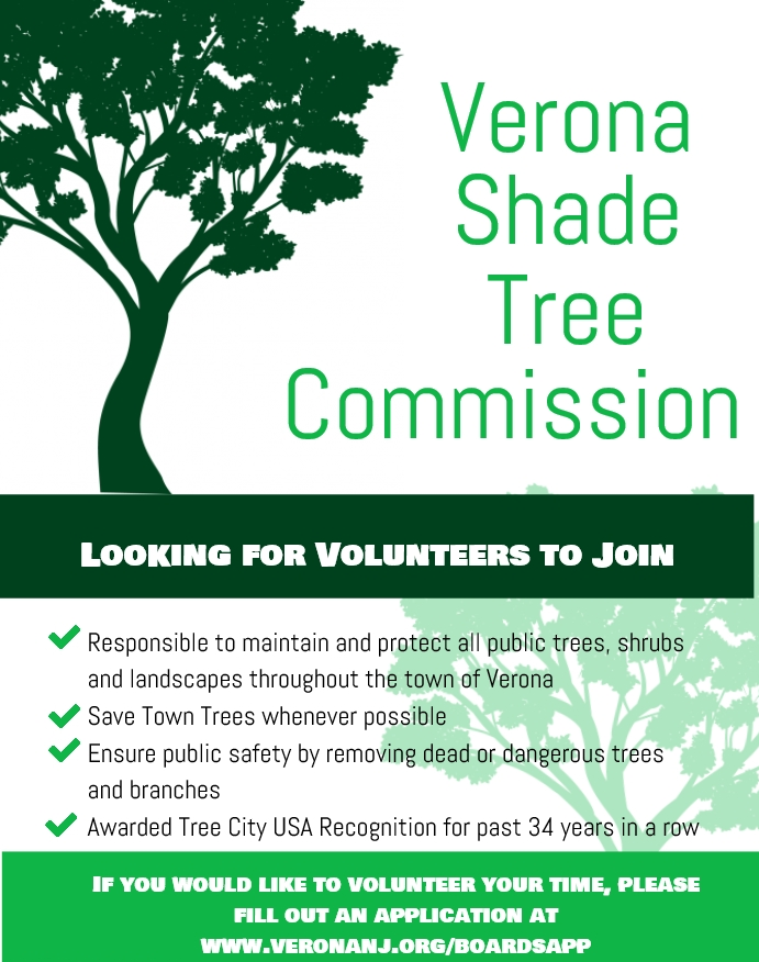 The Township of Verona New Jersey - Shade Tree Commission